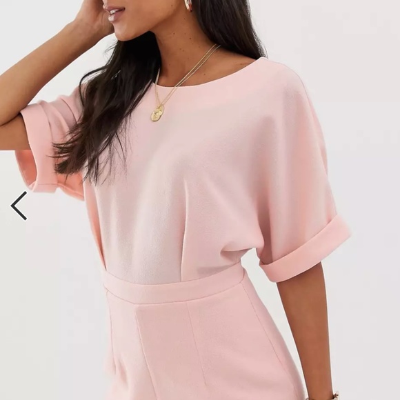 ASOS | Dresses | Asos Design Wiggle Midi Dress In Blush | Poshmark